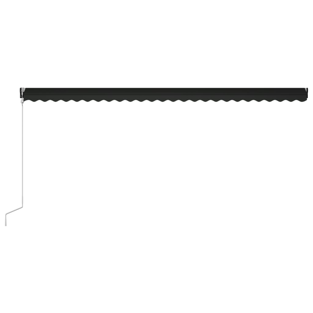 Copertina retractabila automat, antracit, 600 x 300 cm, Rezistenta UV ...