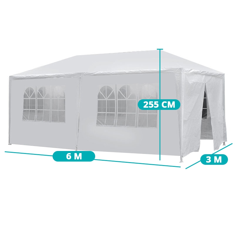 Cort evenimente Timeless Tools, Cu cadru metalic, Intrare cu fermoar ...