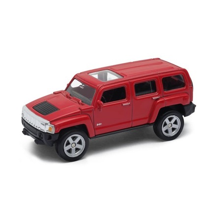 Masinuta de colectie, HUMMER H3, Rosu, 1:60 - eMAG.ro