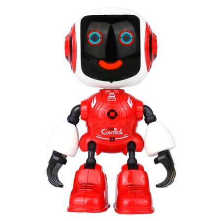 Robot intelegent, vorbitor, touch, rosu, 12 cm ,Doty - eMAG.ro