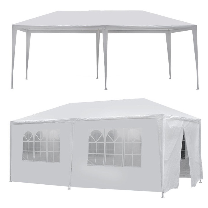 Cort evenimente Timeless Tools, Cu cadru metalic, Intrare cu fermoar ...