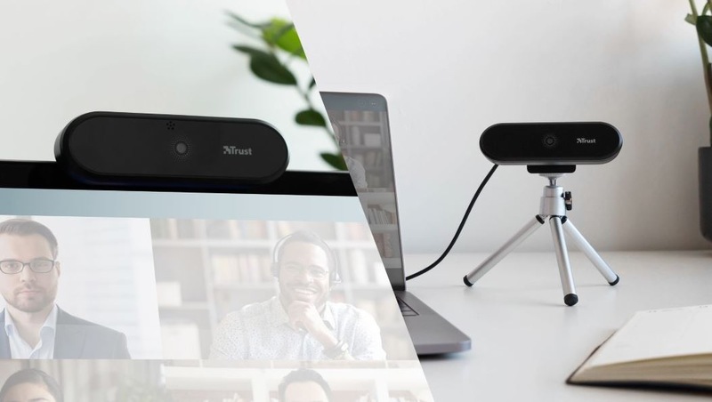 Camera web Trust Tyro, FullHD 1080p, Autofocus, Microfon, USB, Tripod ...