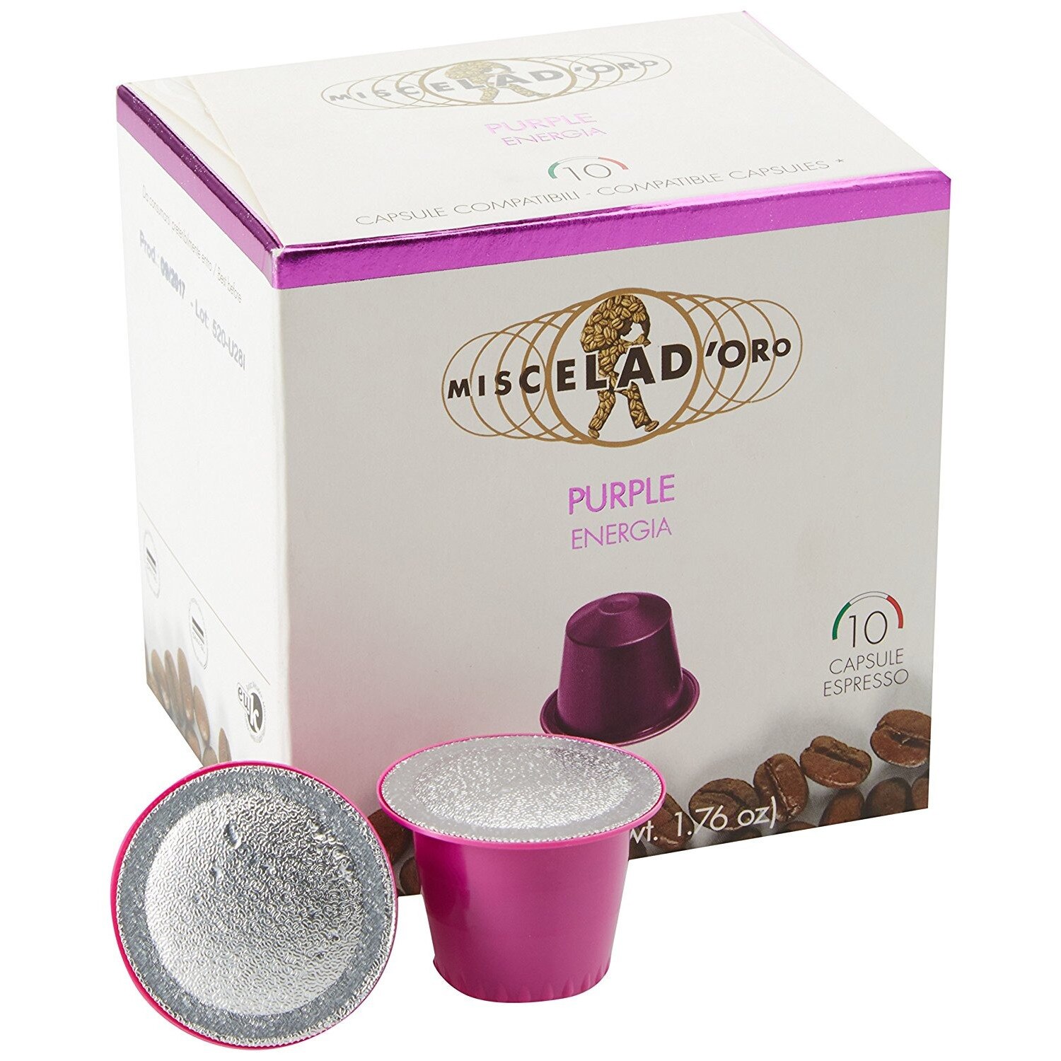Кафе капсули Miscela D'Oro Purple Nespresso, 10бр. - eMAG.bg