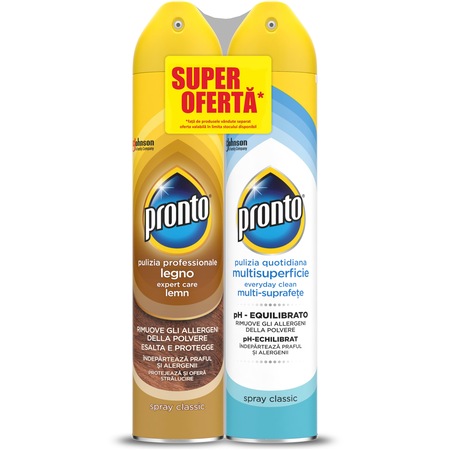 Promo Csomag, Bútorok spray, ápolása és tisztítása, Pronto Classic ...