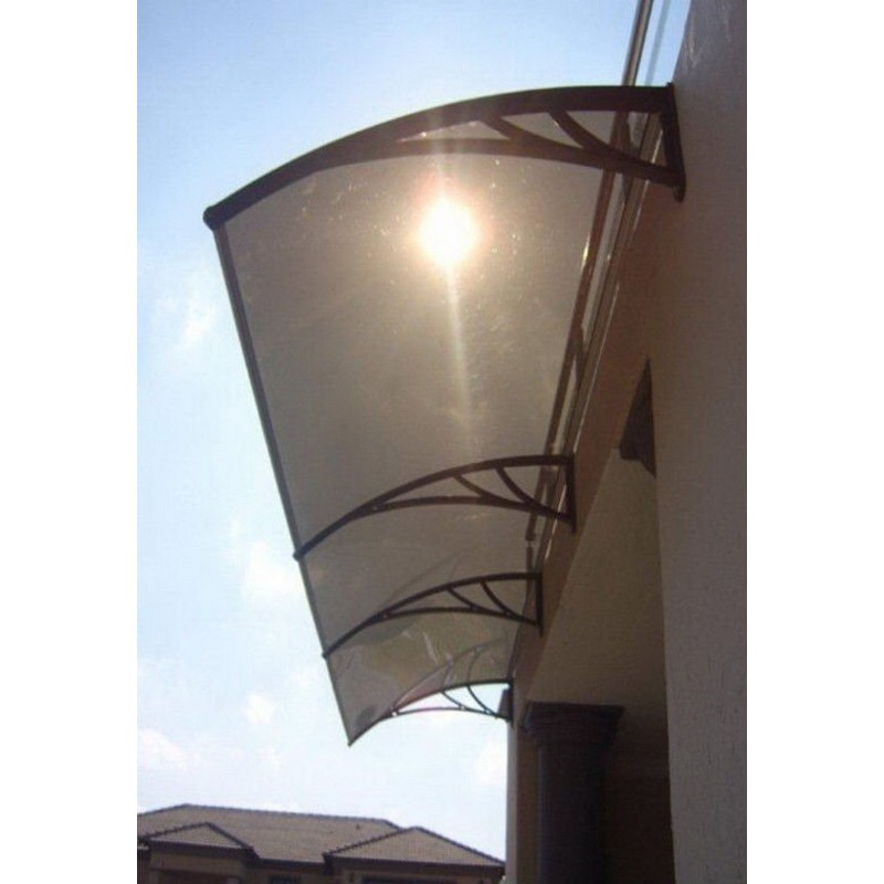 Copertina, marchiza modulara, Policarbonat celular, Bronz transparent ...