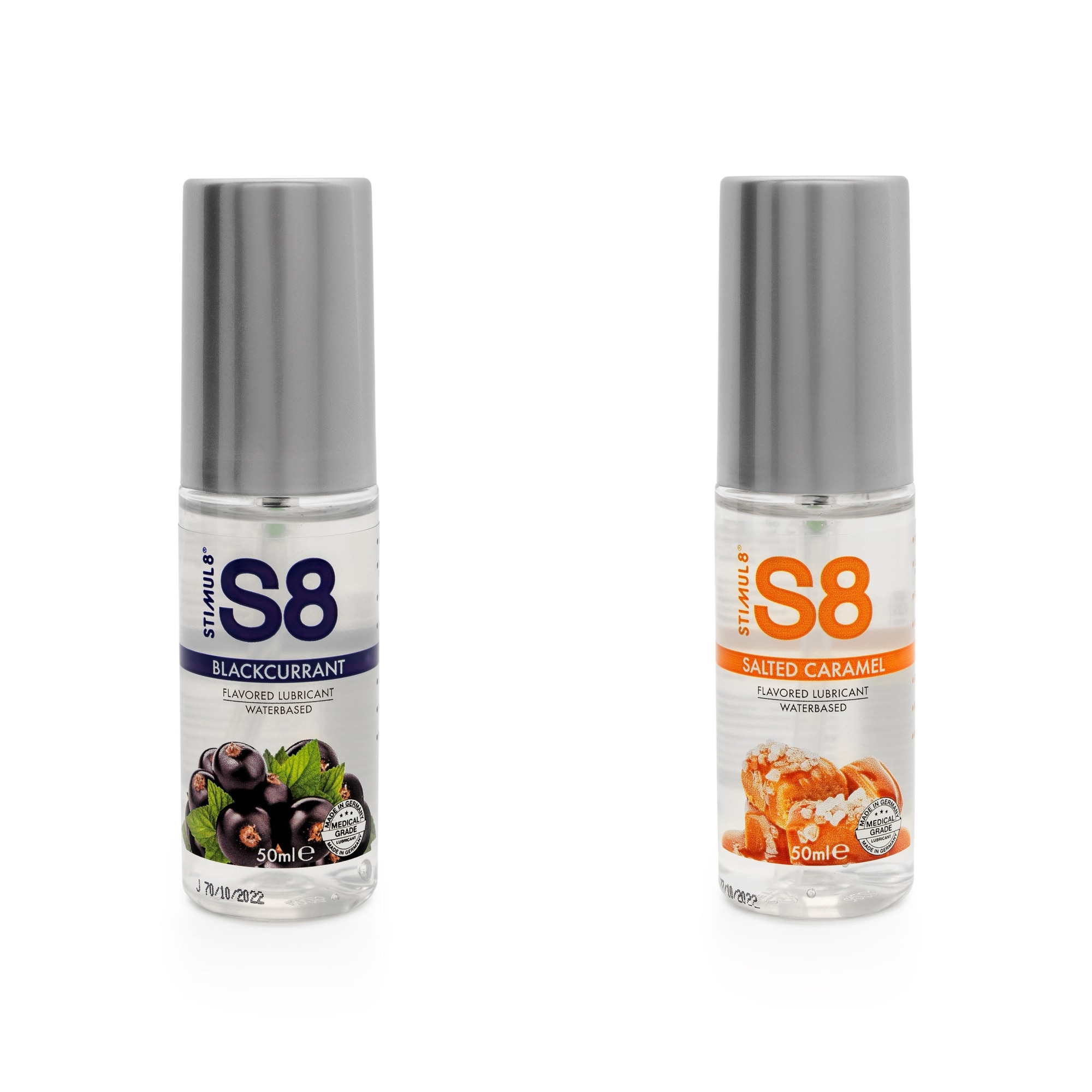Kit Lubrifiant S8 Blackcurrant & Caramel, 2 x 50 ml - eMAG.ro