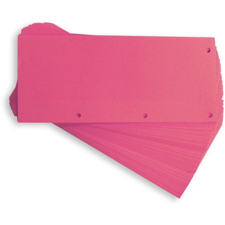 Separatoare DUO biblioraft, carton roz, 100 file/set, 160 gr/mp - eMAG.ro