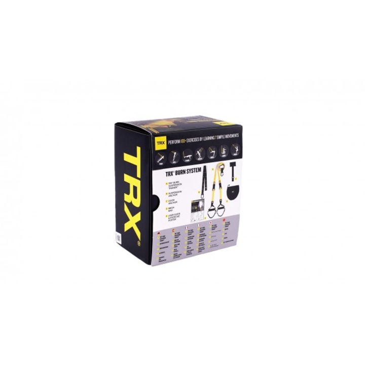 Set corzi antrenament Trx Burn System - 5 piese - eMAG.ro