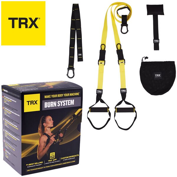 Set corzi antrenament Trx Burn System - 5 piese - eMAG.ro