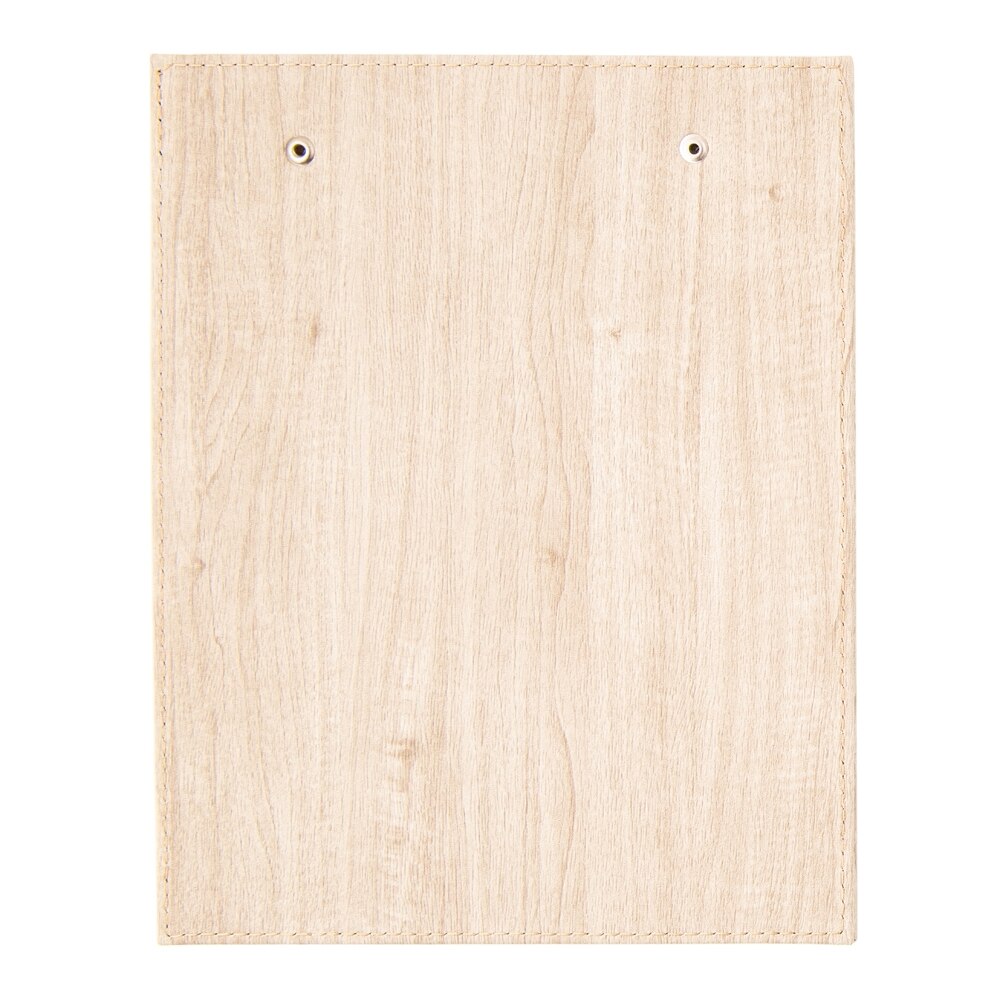 Mapa meniu cafenele A5+, Wood, piele PU interior/exterior, lavabila ...