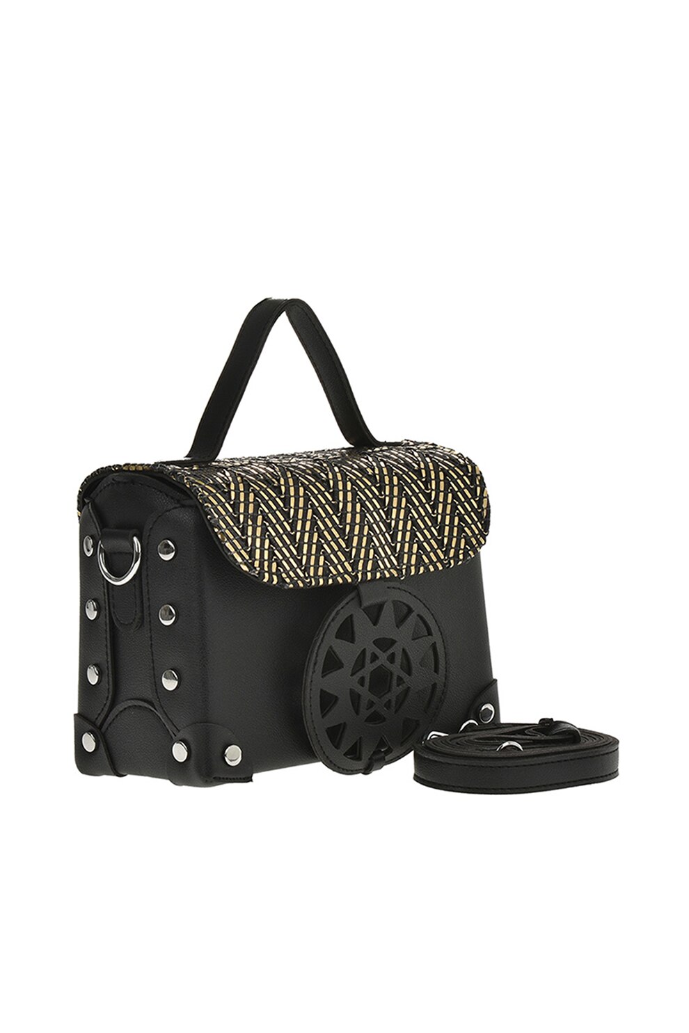 Francesca Rossi, Чанта от еко кожа, Черен - eMAG.bg