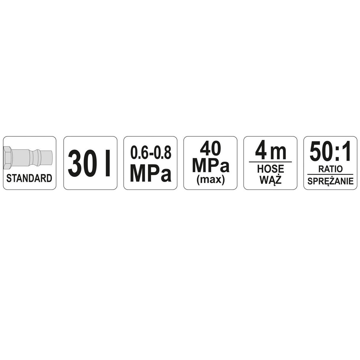 Пневматична помпа за грес 30L YATO YT-07068 - eMAG.bg