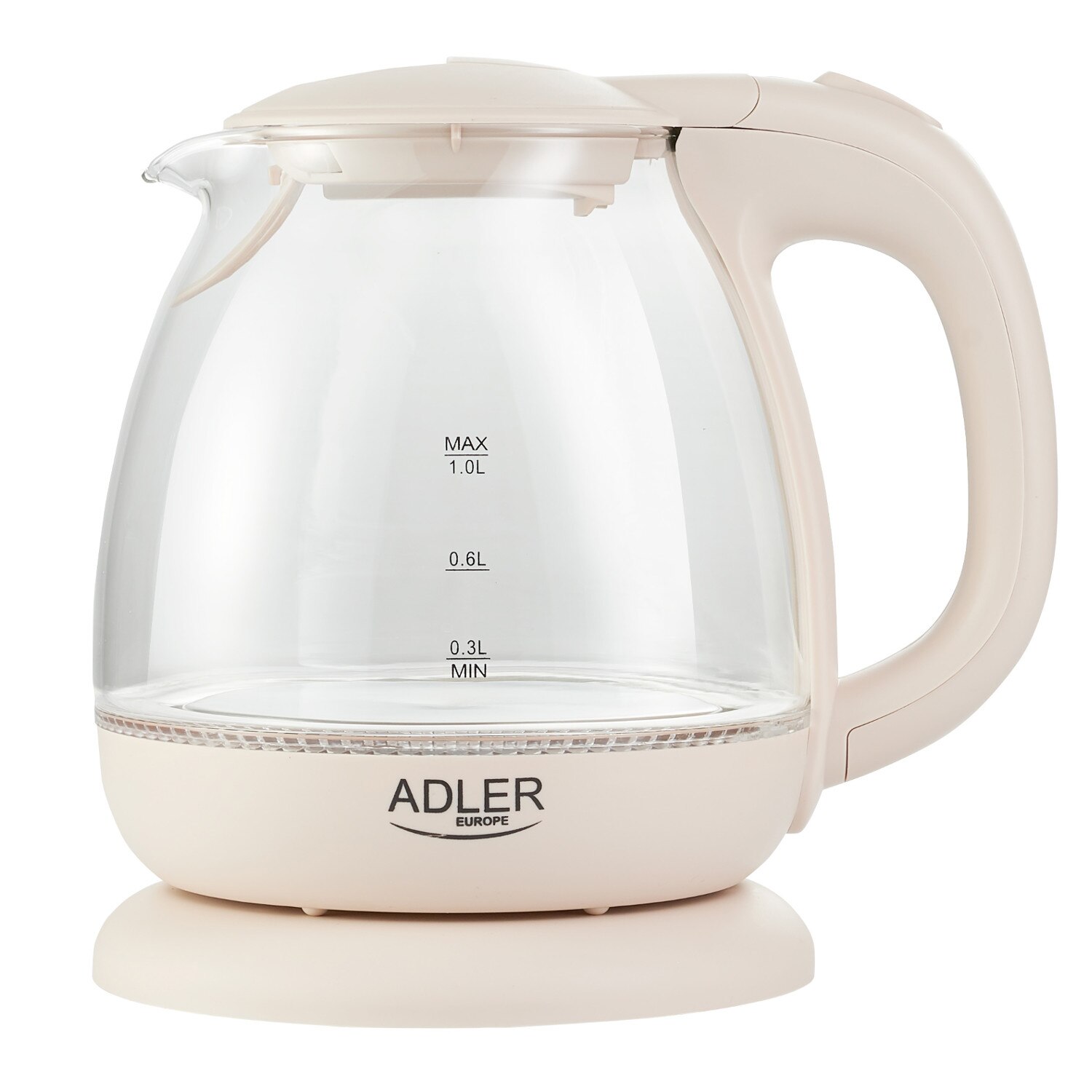 Fierbator electric, 1 L, Adler AD1283 C, crema - eMAG.ro