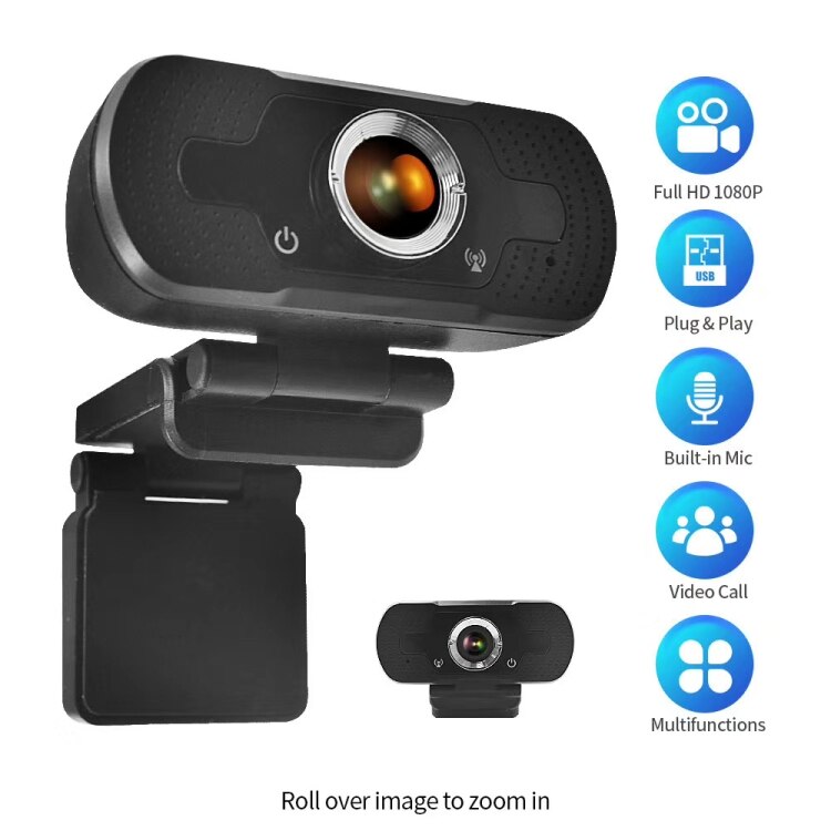 Camera web HD cu microfon 1080P - eMAG.ro