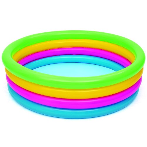 Piscina BestWay Gonflabila cu 4 Inele Colorate - eMAG.ro