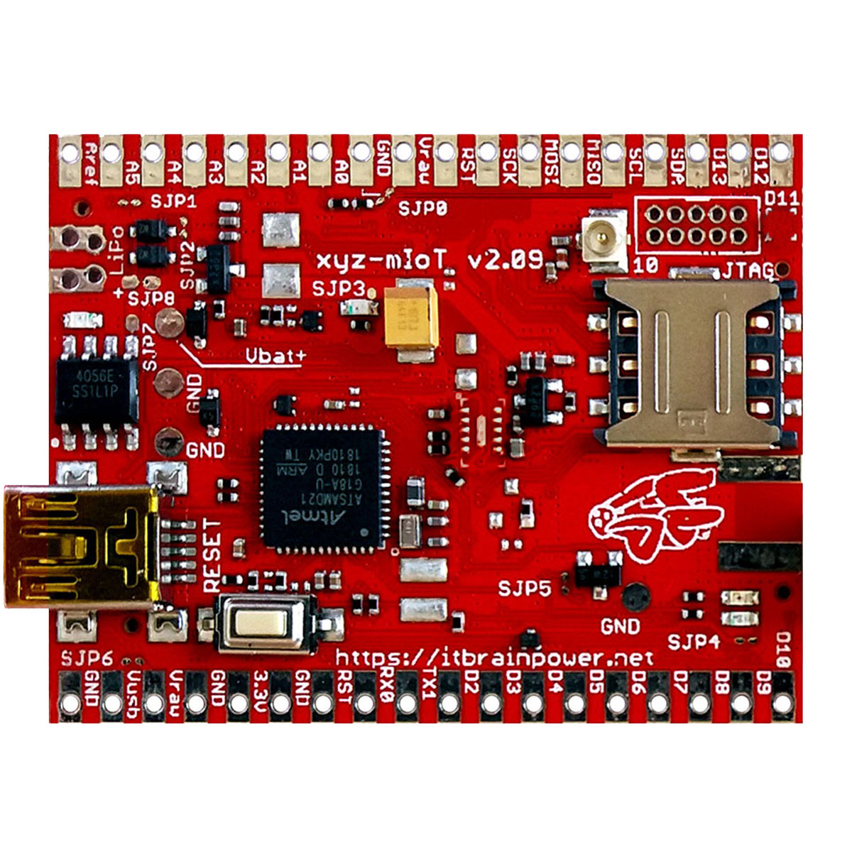 Modul IoT ARM0 + BG96 - xyz-mIoT - shield placa dezvoltare AT SAMD21G ...