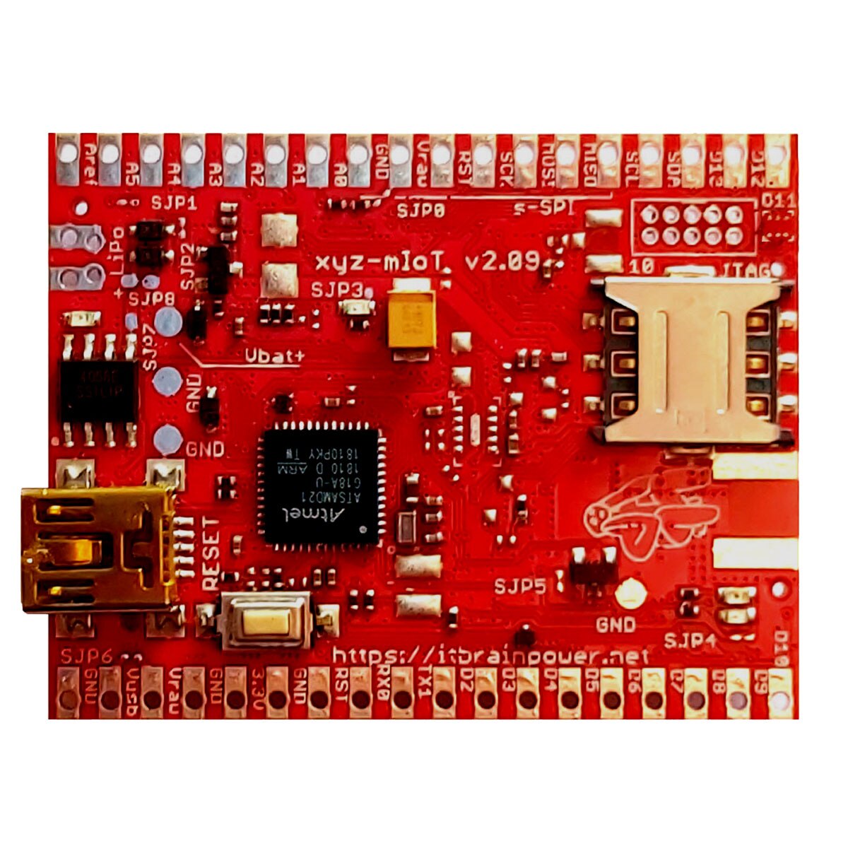 Modul IoT ARM0 + BC95G - xyz-mIoT - shield placa dezvoltare AT SAMD21G ...