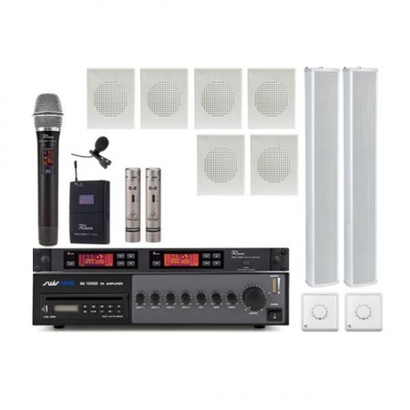 Sistem Sonorizare Biserica, 6 Boxe Interior, 2 Boxe Exterior, 2 ...