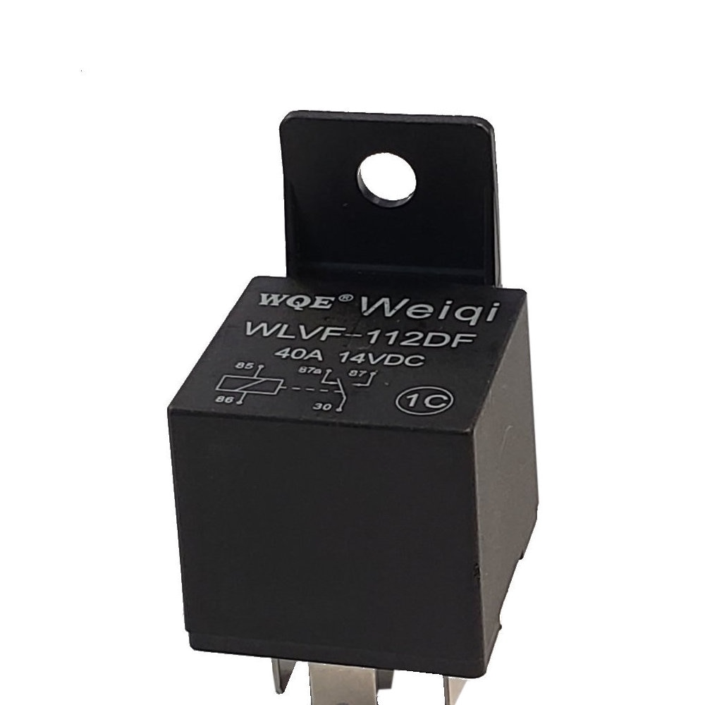 Releu, WIREMAN, 12V, 40A, 5pini, Pentru masina, Negru - eMAG.ro