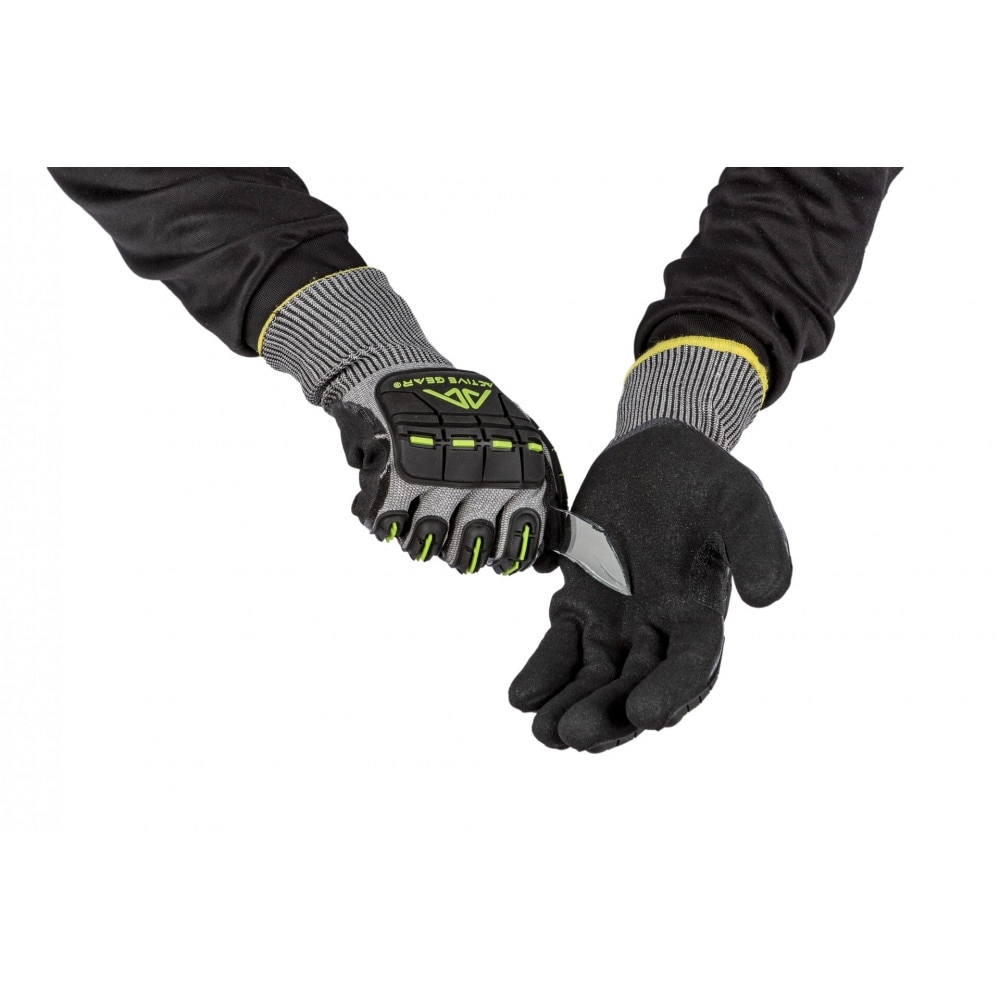 Manusi de lucru, Active Gear, Negru, marime XL - eMAG.ro