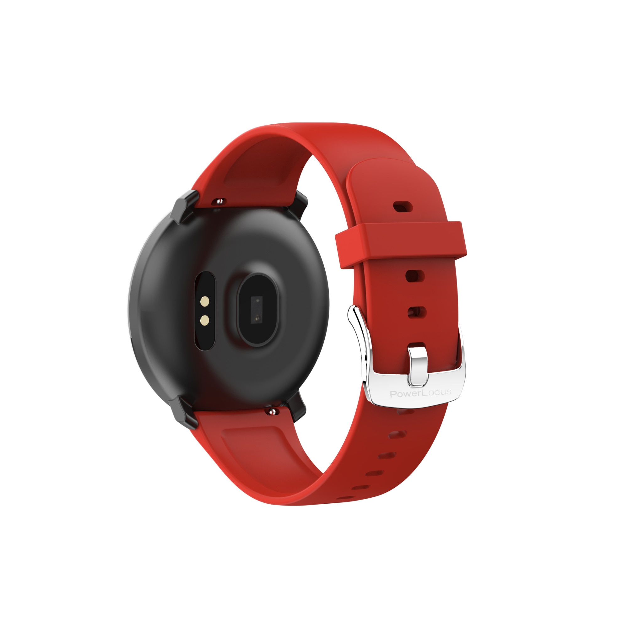 Smartwatch PowerLocus Bluetooth, 44mm, Rosu - eMAG.ro