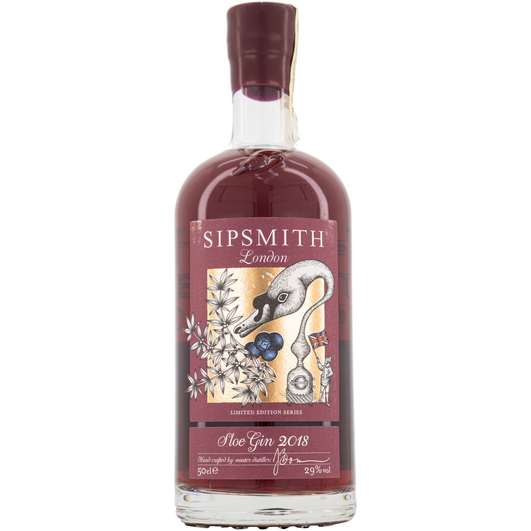 Gin Sipsmith Sloe, 29%, 0.5 l - eMAG.ro