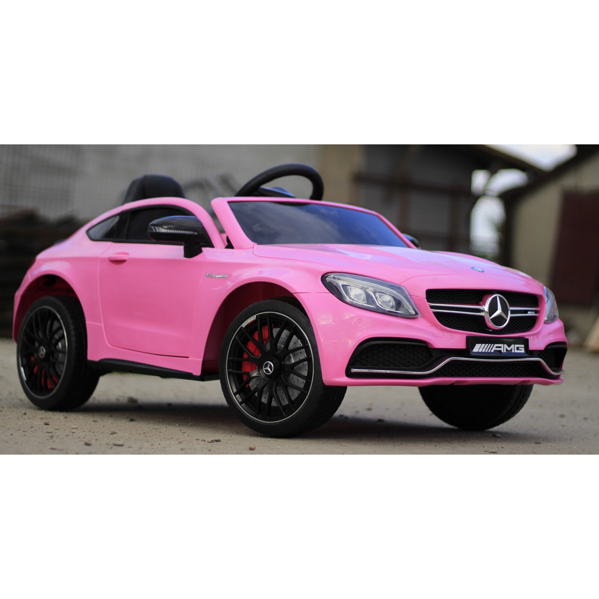 Masinuta electrica pentru copii Mercedes C63 12V echipat PREMIUM ...