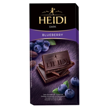 Ciocolata amaruie Heidi Dark cu afine 80 gr. - eMAG.ro