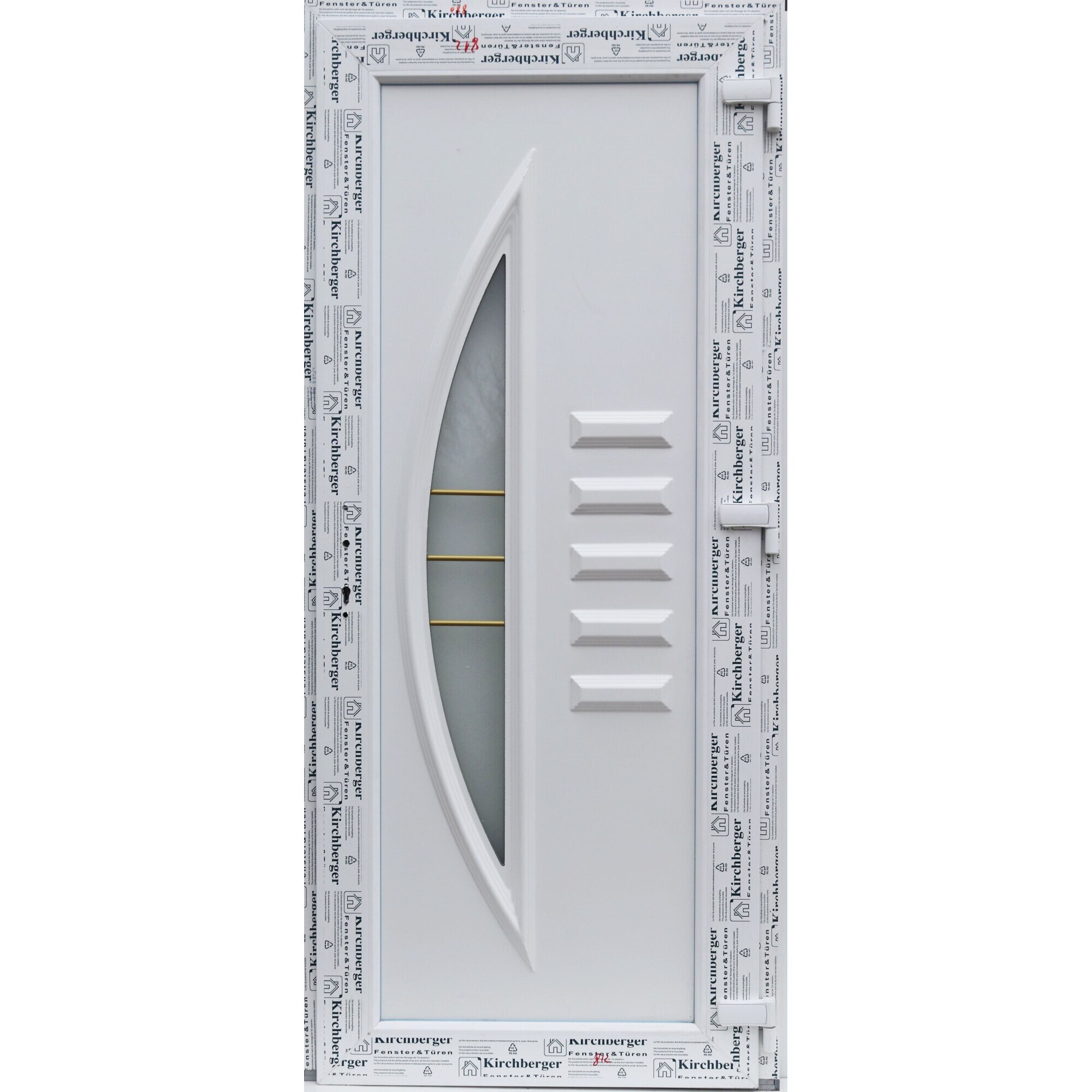 Usa de intrare, termopan, model Luna gold 100x200 - eMAG.ro