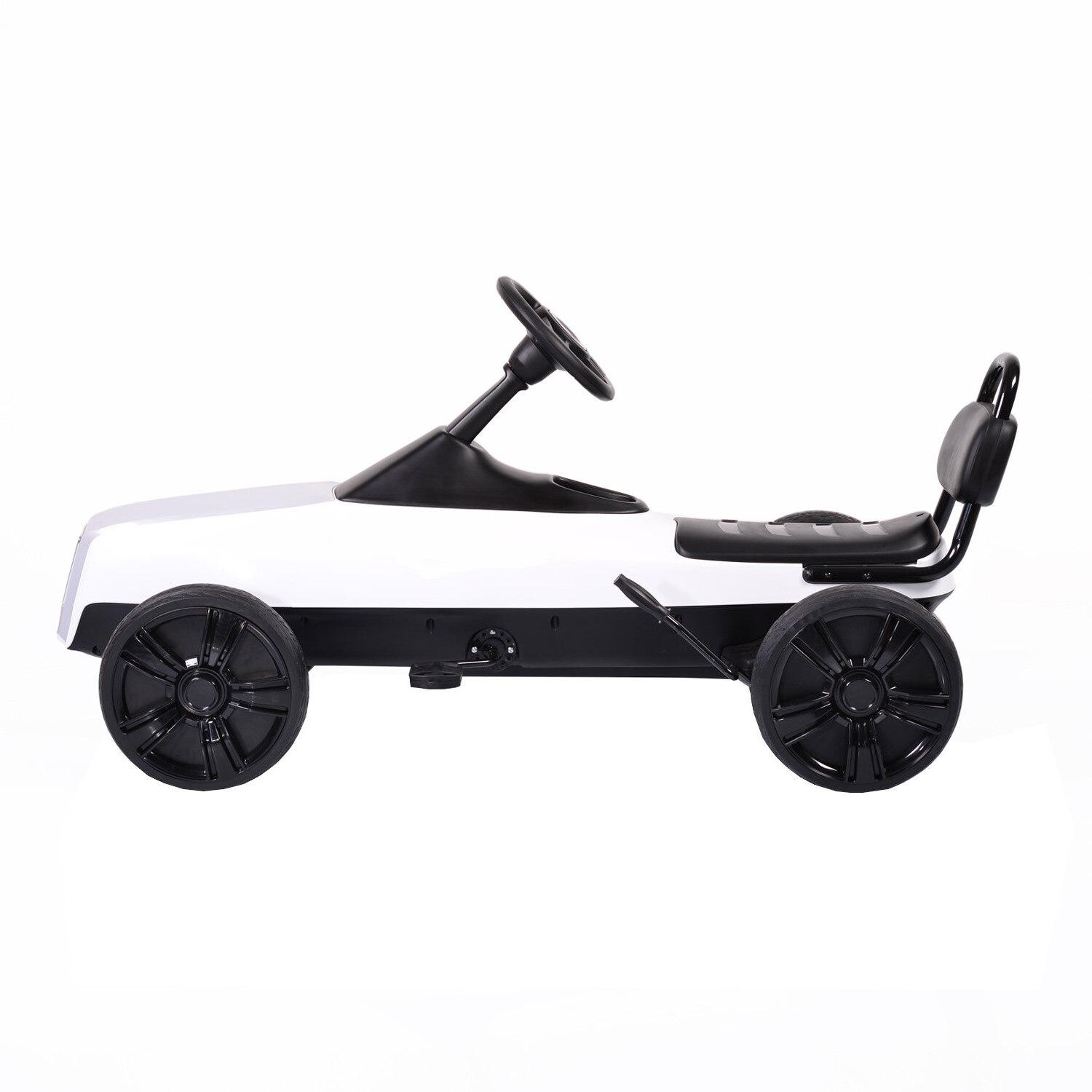 Kart cu pedale pentru copii NOVOKIDS® Happy Retro Kart PRO, 3-12 ani ...