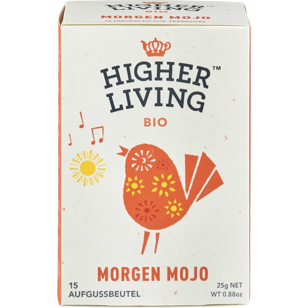 Ceai Morning Mojo 15 plicuri bio, 25g, HIGHER LIVING - eMAG.ro