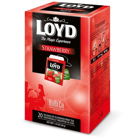 Ceai Loyd The Magic Experience, capsuni, plic, 20 buc - eMAG.ro