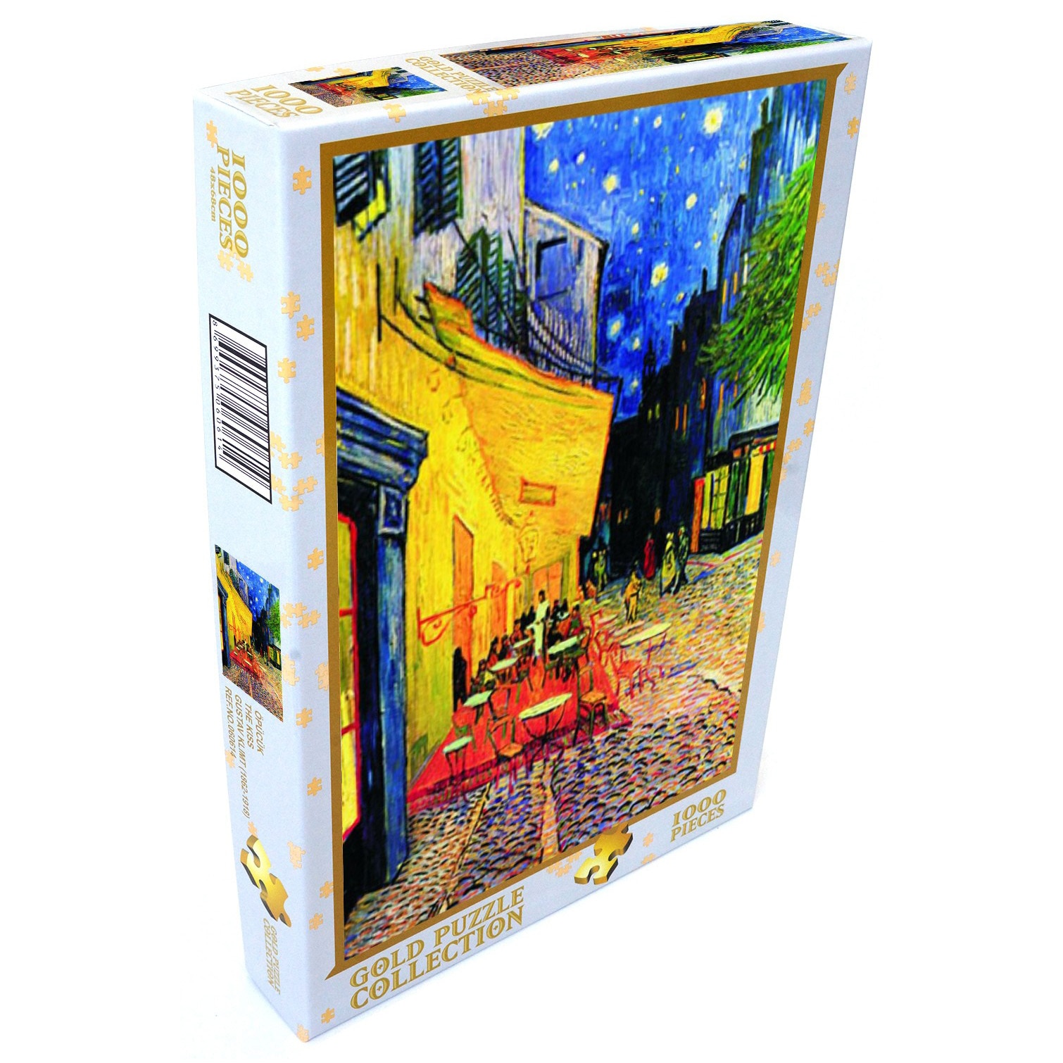 Gold Puzzle - Vincent Van Gogh, Cafe terrace at night, 1000 db - eMAG.hu