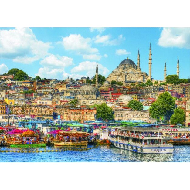 Puzzle Gold - Istanbul, 1000 piese - eMAG.ro