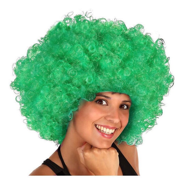 Peruca Afro Verde - eMAG.ro