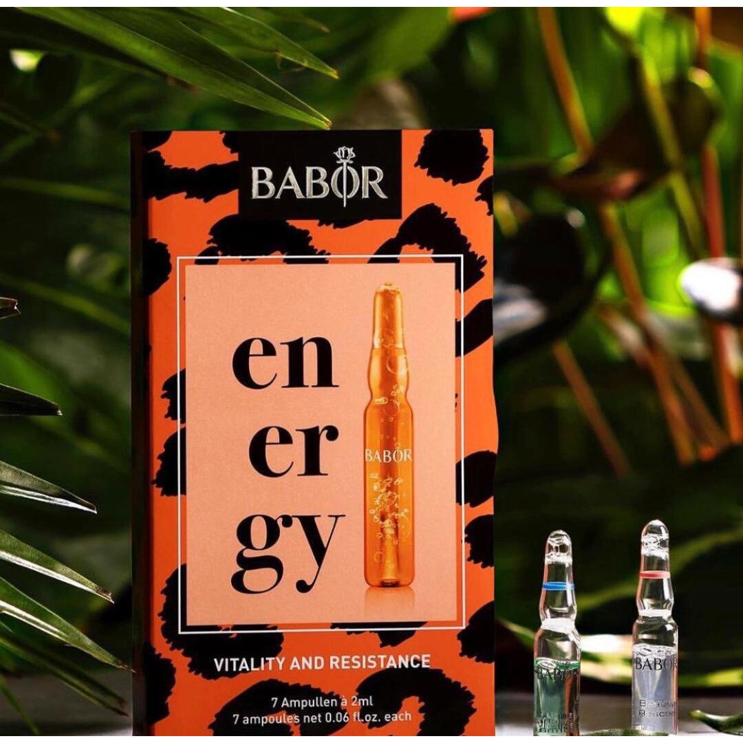 Fiole Babor Energy cu efect energizant pentru ten, 7 x 2ml - eMAG.ro