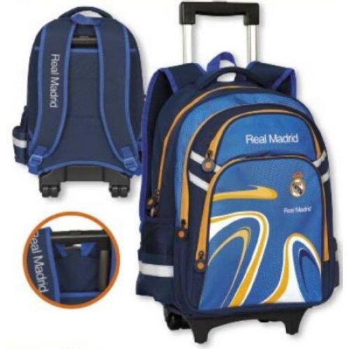 Rucsac cu roti pentru scoala, Real Madrid, multicolor - eMAG.ro