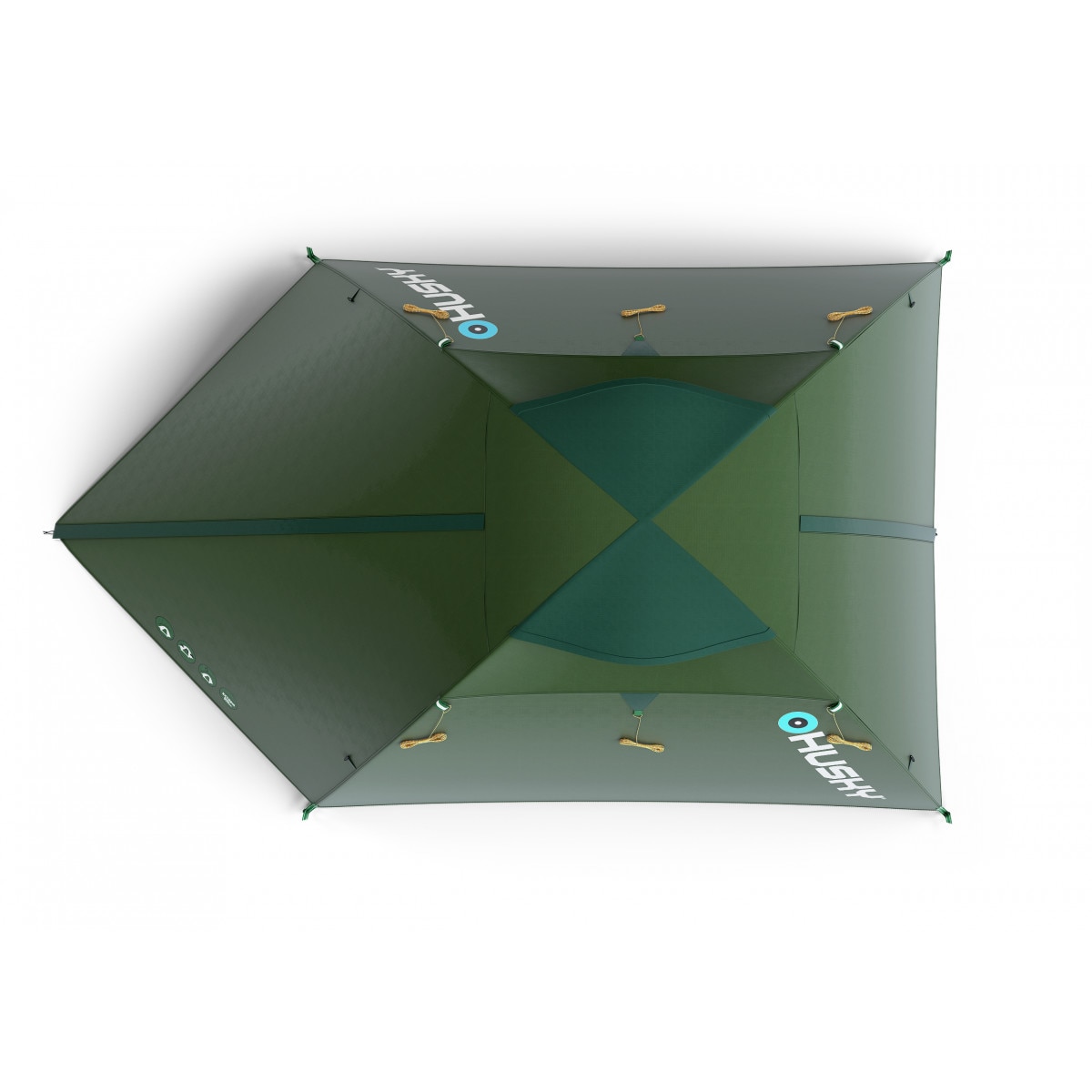 Cort Husky Sawaj 2-Verde-2 persoane - eMAG.ro