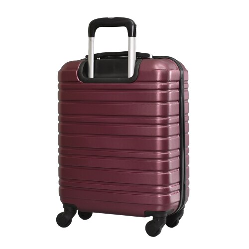 Valiza, Perfect line, ABS, 54/38/20 cm, Visiniu - eMAG.ro