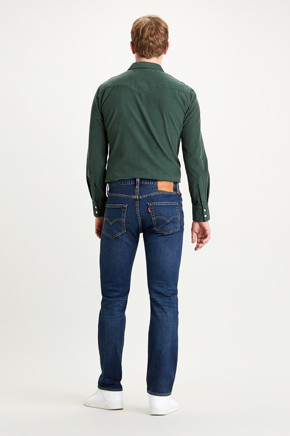 Levi's, Blugi slim fit, Bleumarin, W32-L32 - eMAG.ro