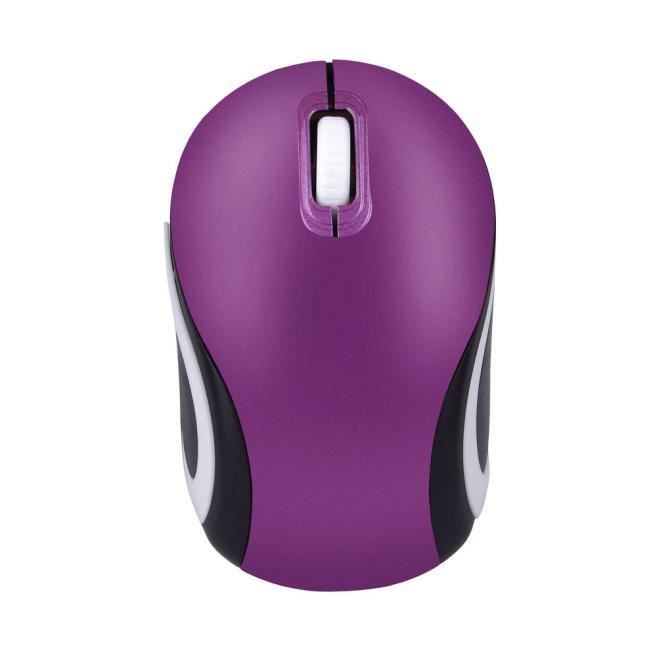 Mouse wireless, 2,4 GHz, USB, Violet - eMAG.ro