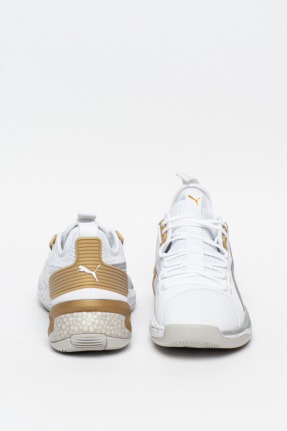 Puma, Pantofi slip-on pentru baschet Uproar Hybrid, Alb, 13 - eMAG.ro