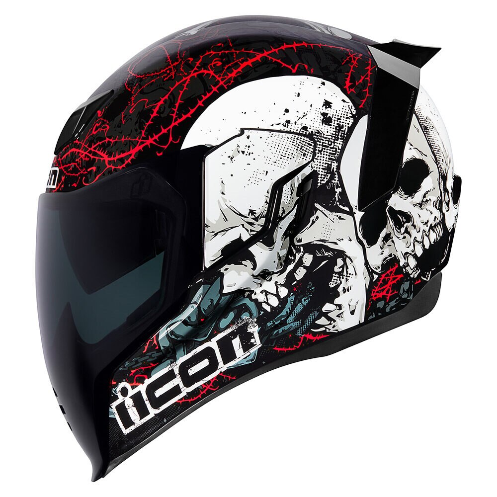 Casca moto ICON Airflite Skull 18, M - eMAG.ro