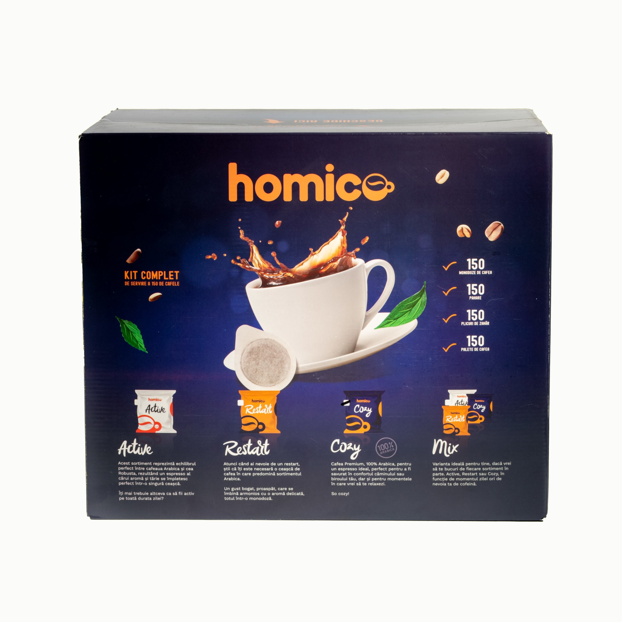 Espressor cafea 550W, Homico, negru - eMAG.ro