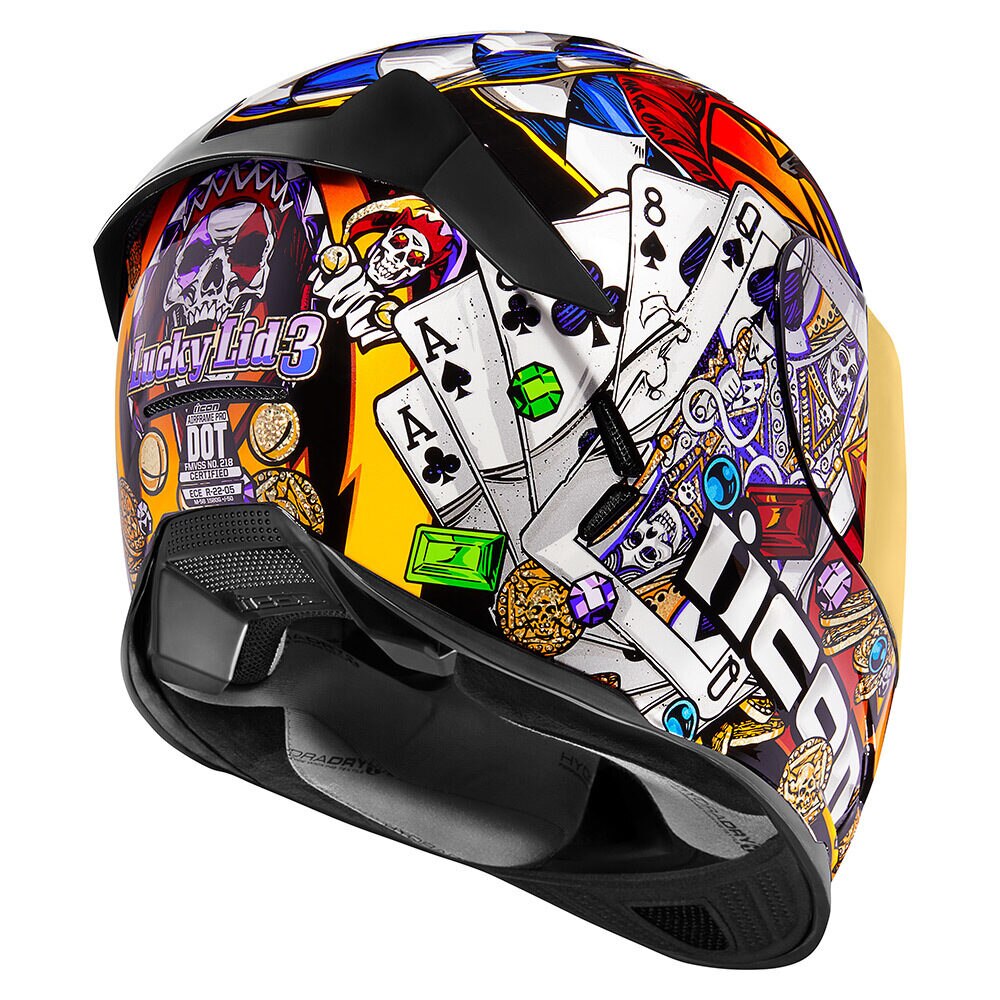 Casca moto ICON Airframe Pro Luckylid3, L - eMAG.ro