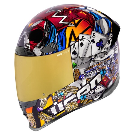 Casca moto ICON Airframe Pro Luckylid3, L - eMAG.ro