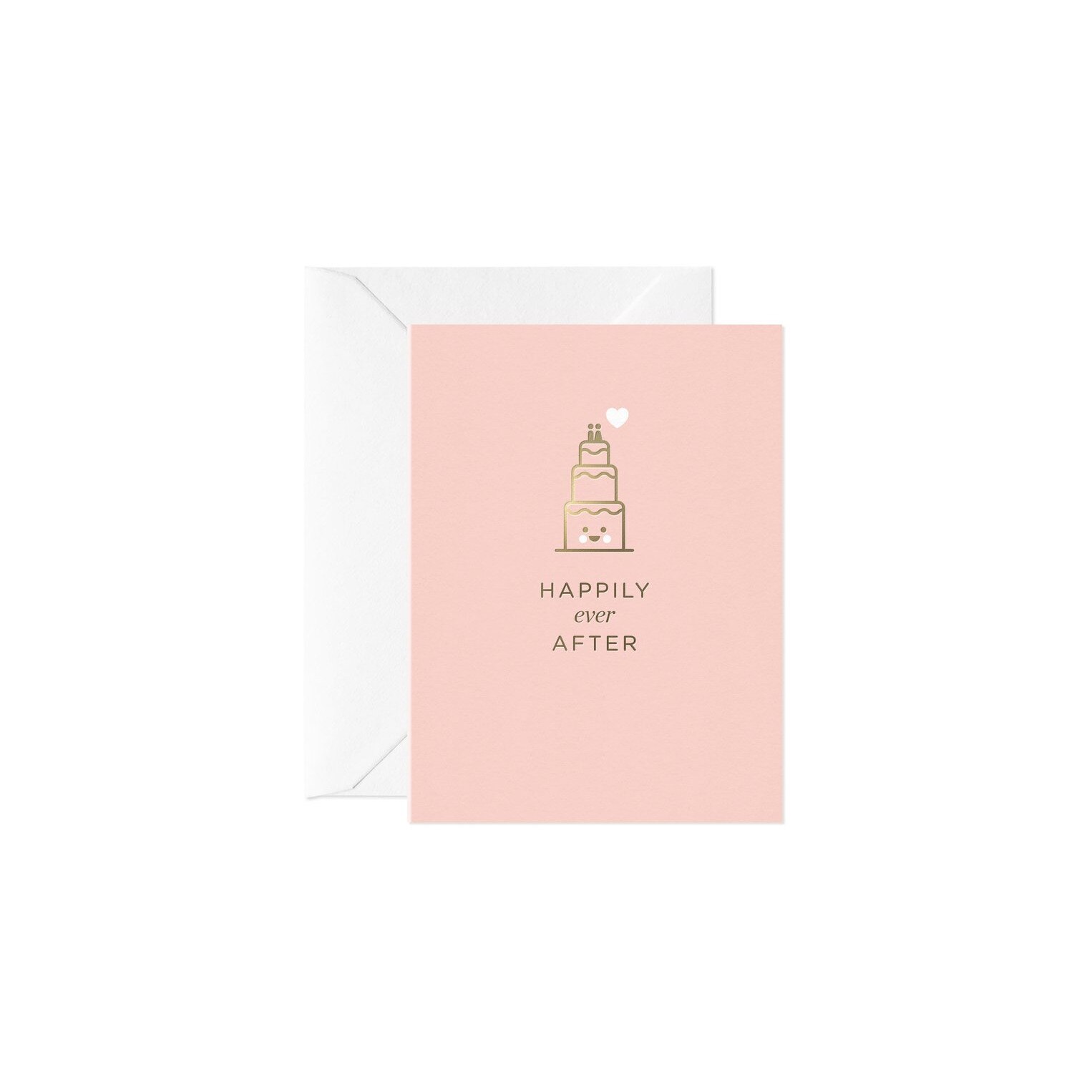 Mini-felicitare- Happily ever after, Roz, Cu mesaj, Carton - eMAG.ro