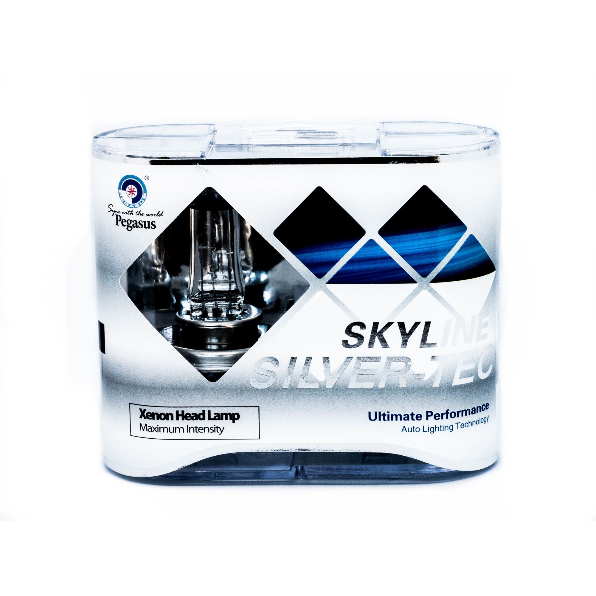 Set 2 becuri halogen 55w 4300K Skyline Silver H4 cu 12V - eMAG.ro