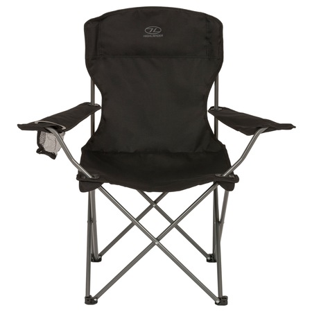 Scaun camping pliabil Highlander Traquair, Negru - eMAG.ro