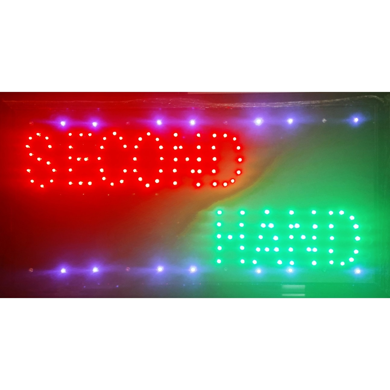 Reclama Luminoasa, Ledstar, Second Hand, de interior, 50x25cm - eMAG.ro